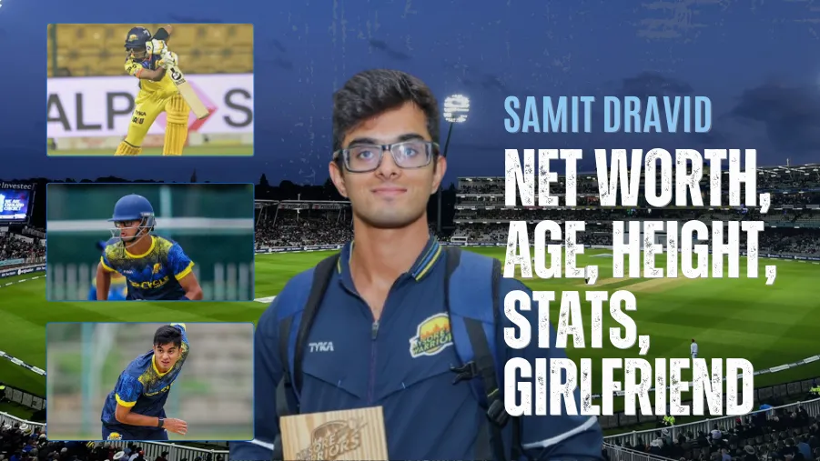 Samit Dravid: Net Worth, Girlfriend, Family, Career, Stats, and More