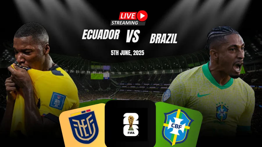 Where to Watch Ecuador vs Brazil for Free | World Cup Qualifiers, 5 ...